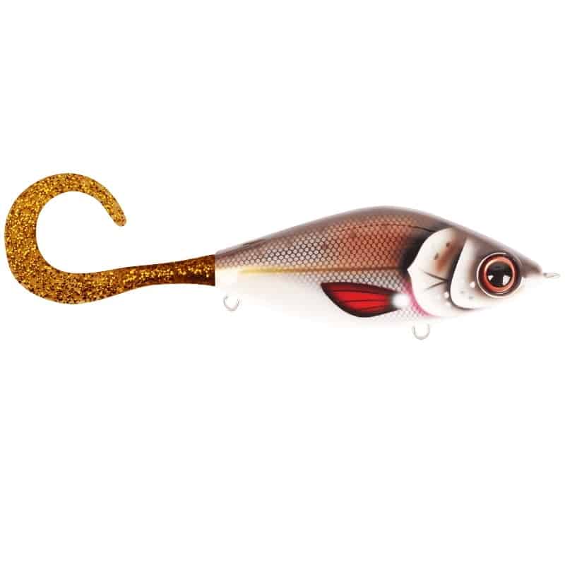 Strike Pro Guppie, 13,5cm, 120g - Brown Shugga / Motoroil Glitter ...